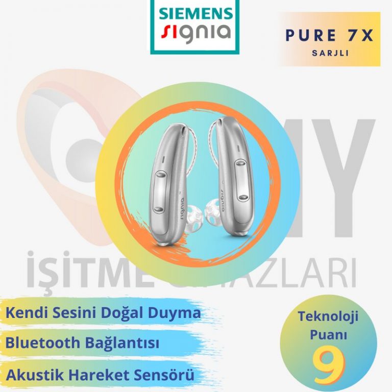 Signia Pure 7X Şarjlı İşitme Cihazı | EMY İşitme